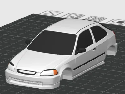 civic 3d print model download - MakerWorld