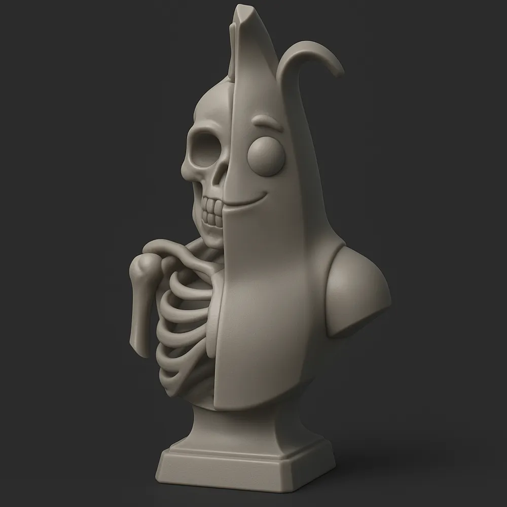 Busto da Skin Banana Partido Fortnite por A.D Espinar Ruiz MakerWorld ...