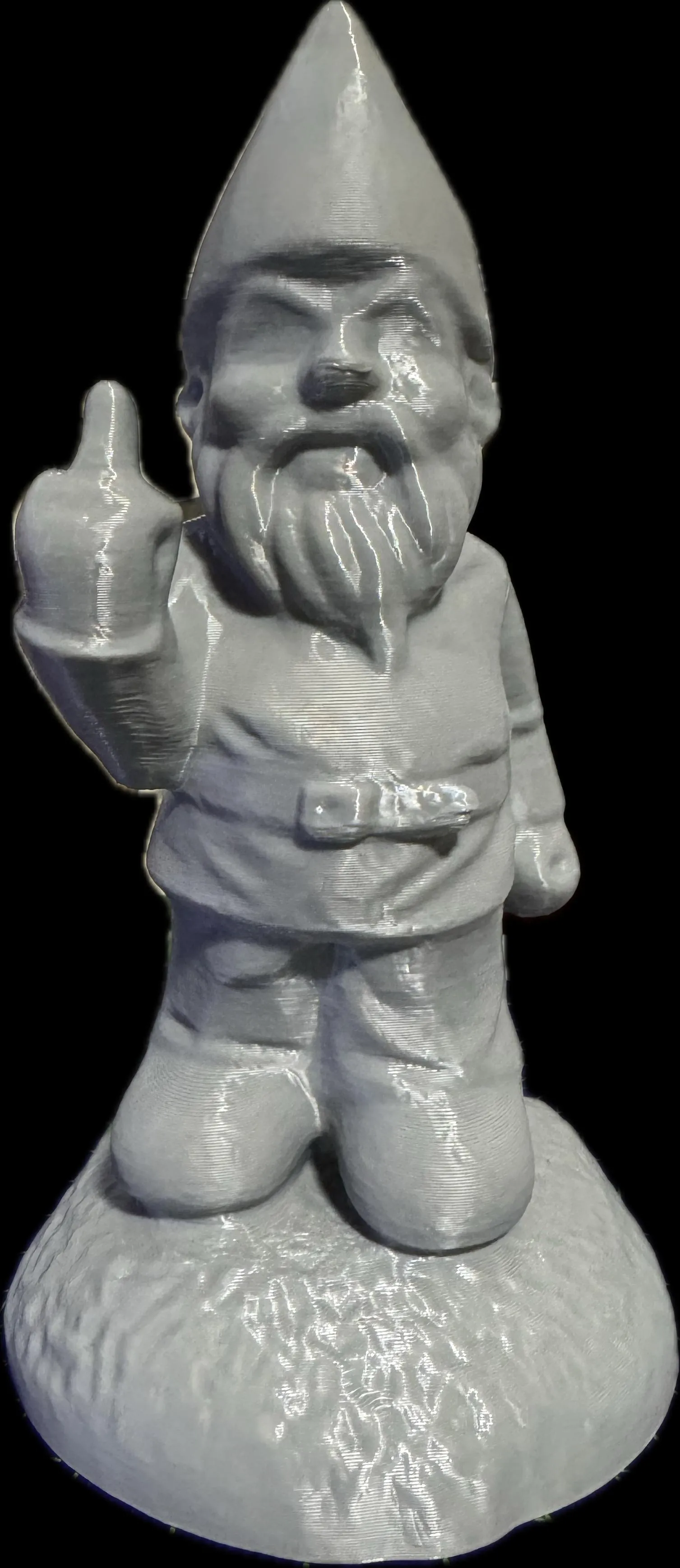 Wicked Garden Gnome with Middle Finger by Frank_druckt_3D_auf_TikTok ...