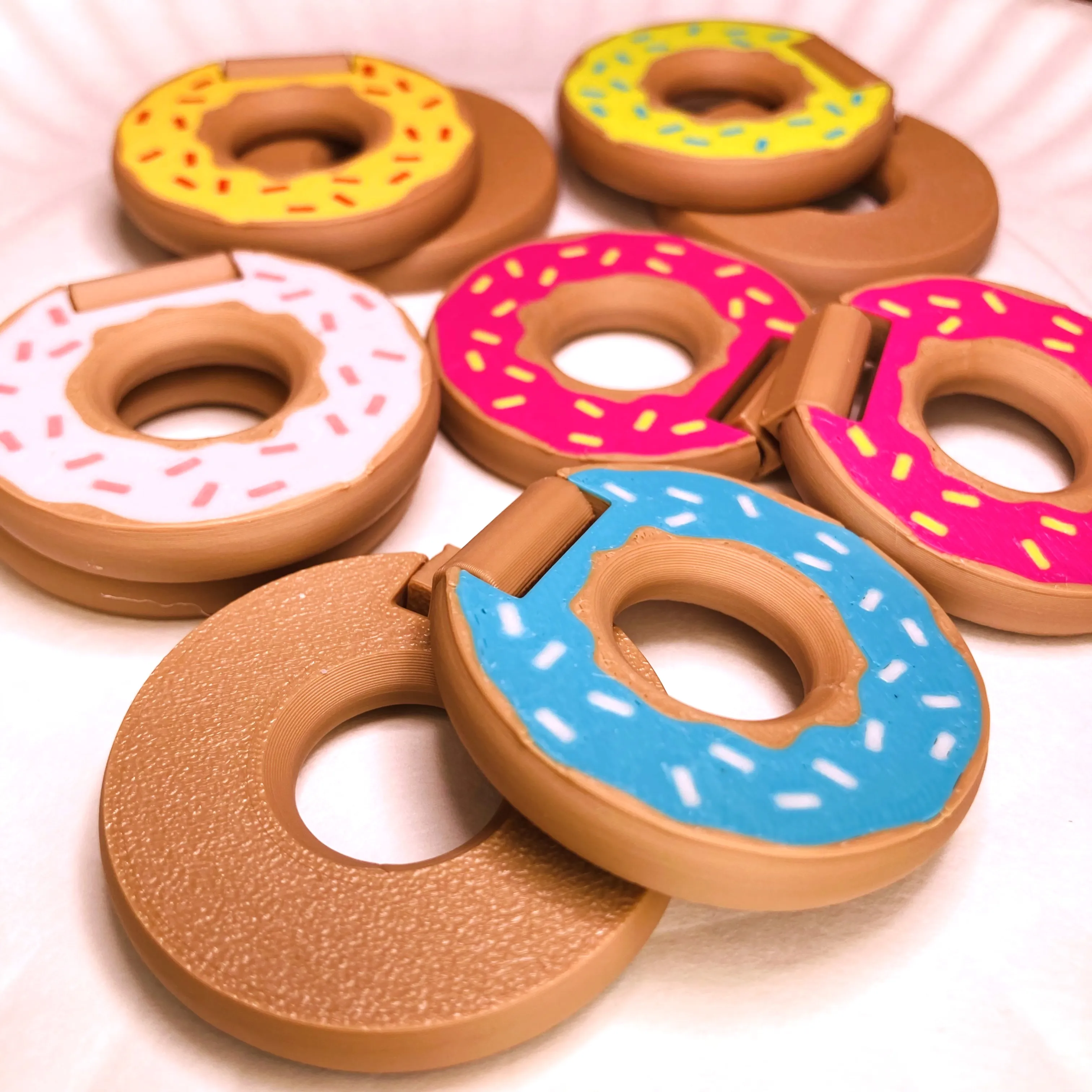 Donut Flip and Slide Fidget, 45 min Print in Place by SpacedOut ...