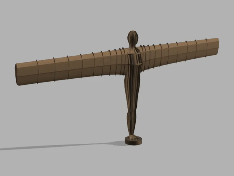 Angel Of The North Statue by 3DXX MakerWorld: Download Free 3D Models