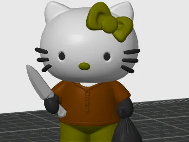 Dexter Hello Kitty by Vintagegeekdesign MakerWorld: Download Free 3D Models