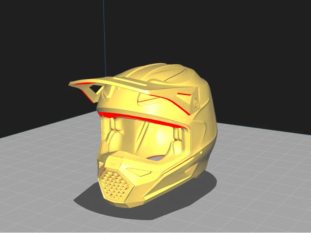 Motorcycle helmet by MarranoKun MakerWorld: Download Free 3D Models