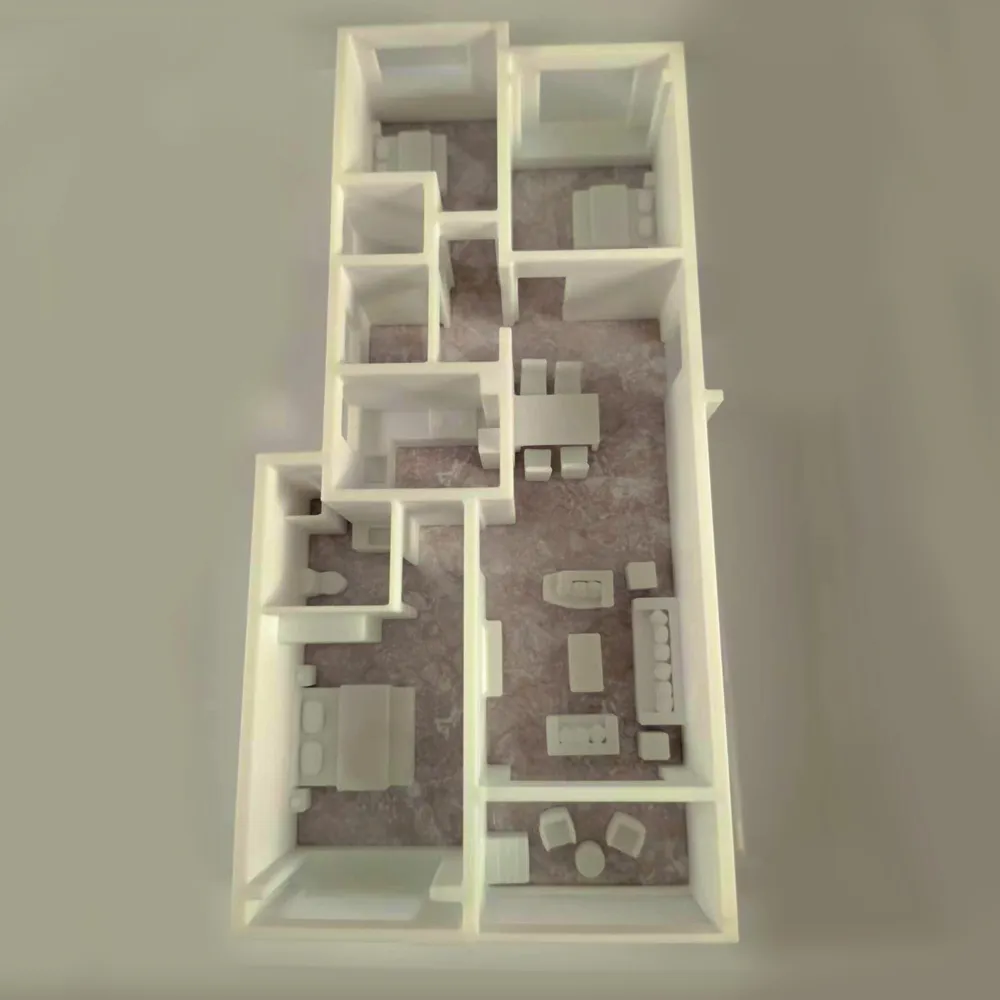 Furnished floor plan model by 3DPrint@Studio MakerWorld: Download Free ...