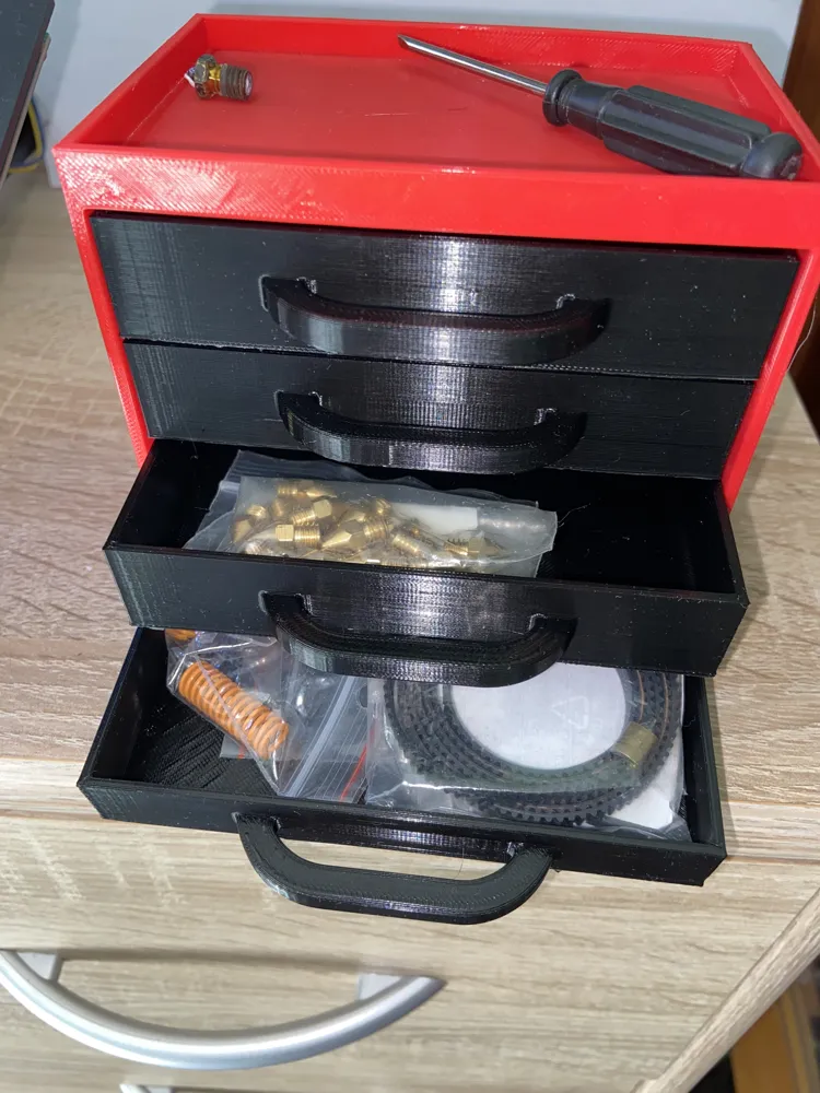 Drawer Organizer Box for Tools, 3D Printer Parts - Free 3D Print Model ...