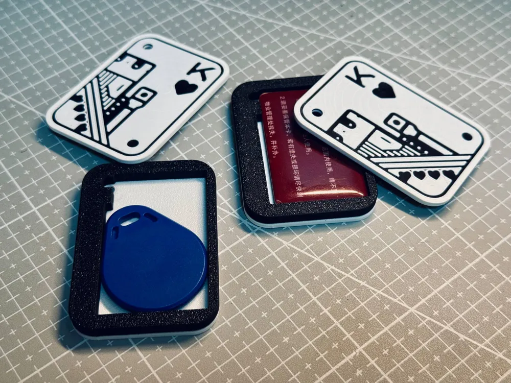 NFC Access Card Playing Card Case Card Shell - Free 3D Print Model ...