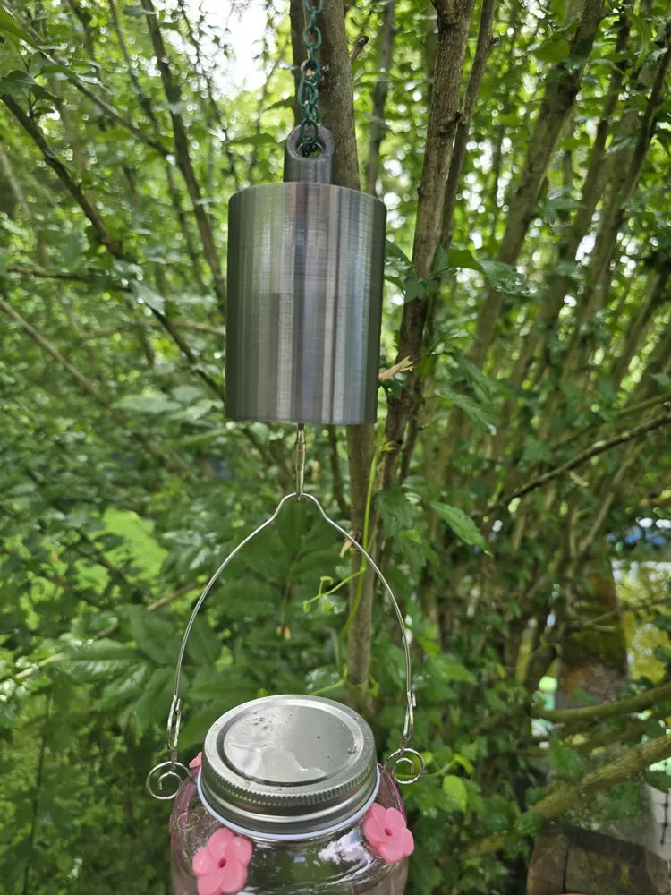 Nourrisseur à colibris avec fossé anti-fourmis (avec trous pour crochet ...