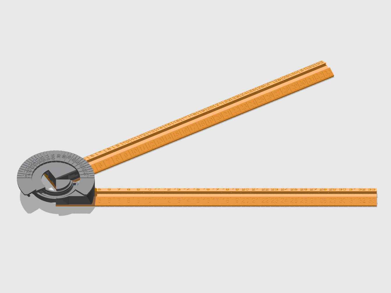 FlexiRuler Pro Multifunctional Modular Magnetic Drawing Ruler by 风逸 ...