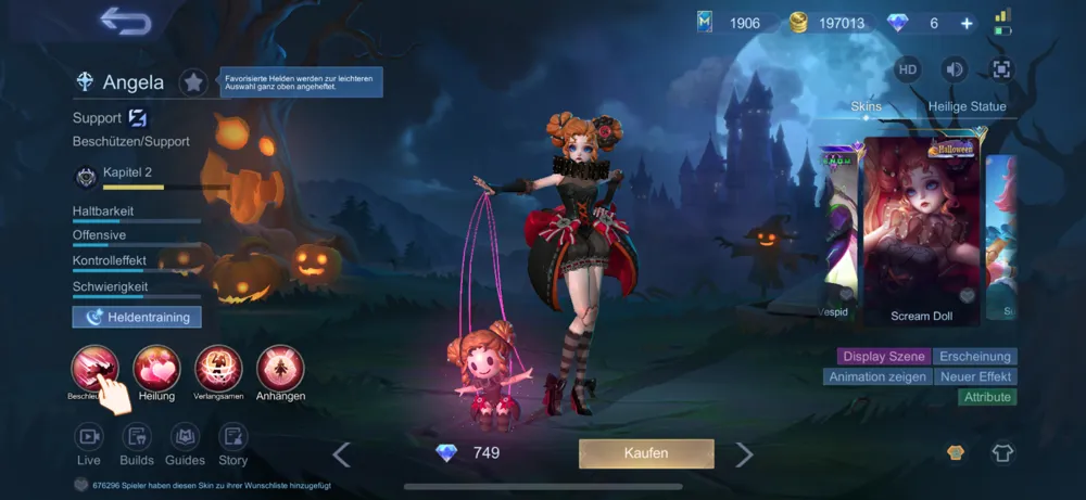 Mobile Legends Angela Scream Doll Skin by MTD32 MakerWorld: Download ...