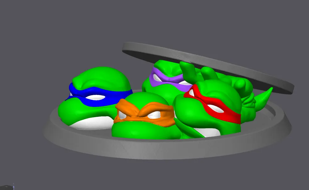Teenage Mutant Ninja Turtles Sewer Sneak Peek - Free 3D Print Model ...
