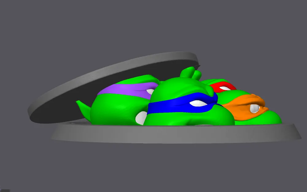 Teenage Mutant Ninja Turtles Sewer Sneak Peek - Free 3D Print Model ...