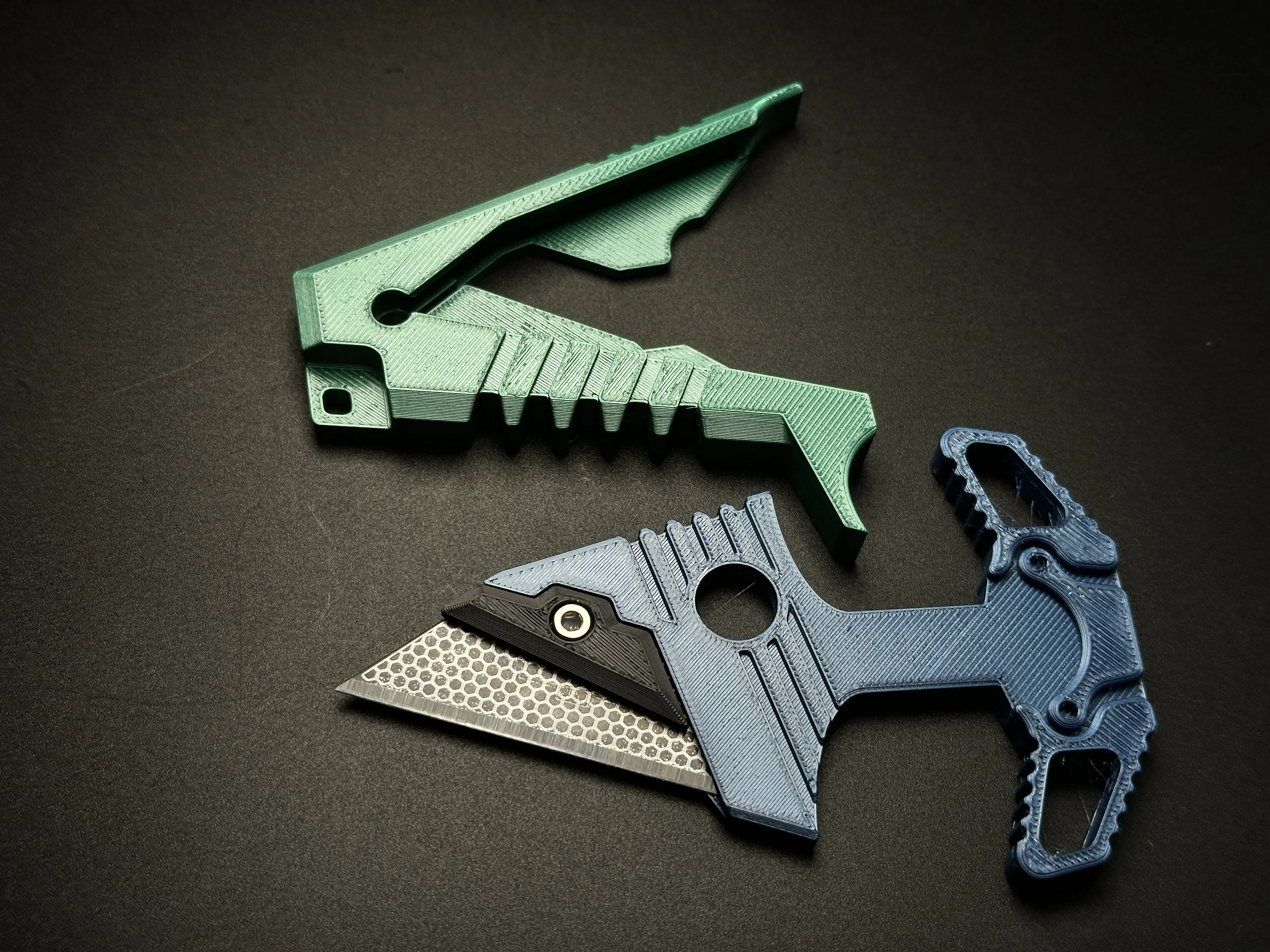Tactical Push Dagger-Style Utility Knife (MOLLE) by Trent Studio ...