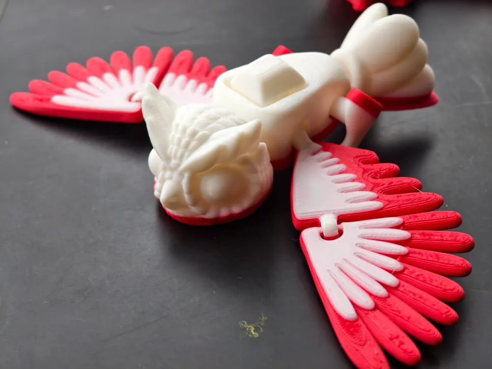 Articulated Owl, Re-upload by 像素 MakerWorld: Download Free 3D Models