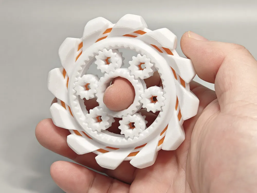 Sawtooth-Planetary Gear Fidget Spinner TA4 Sawtooth - Free 3D Print ...