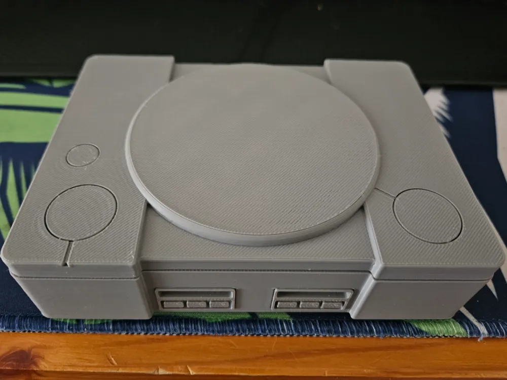 PlayStation 1 Raspberry pi case Active cooling - Free 3D Print Model ...