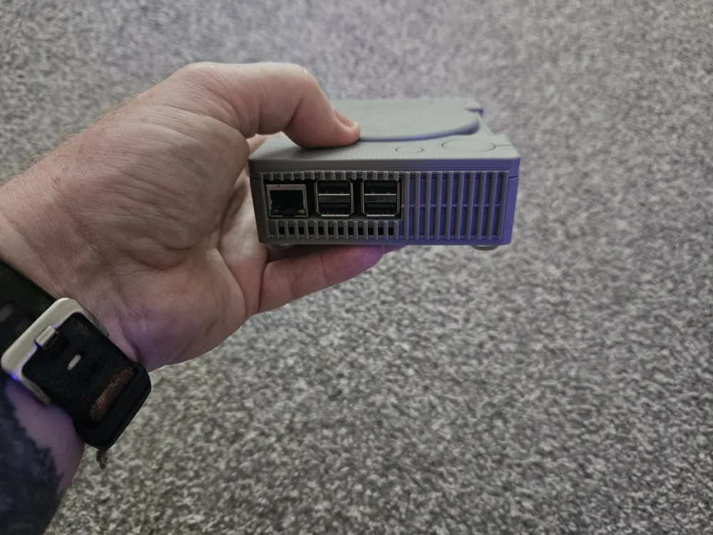 PlayStation 1 Raspberry pi case Active cooling - Free 3D Print Model ...