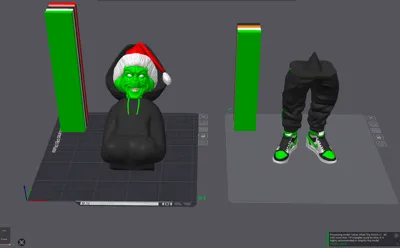 Urban Vibes The Grinch Blacked Out Drip by Ryan MakerWorld: Download ...