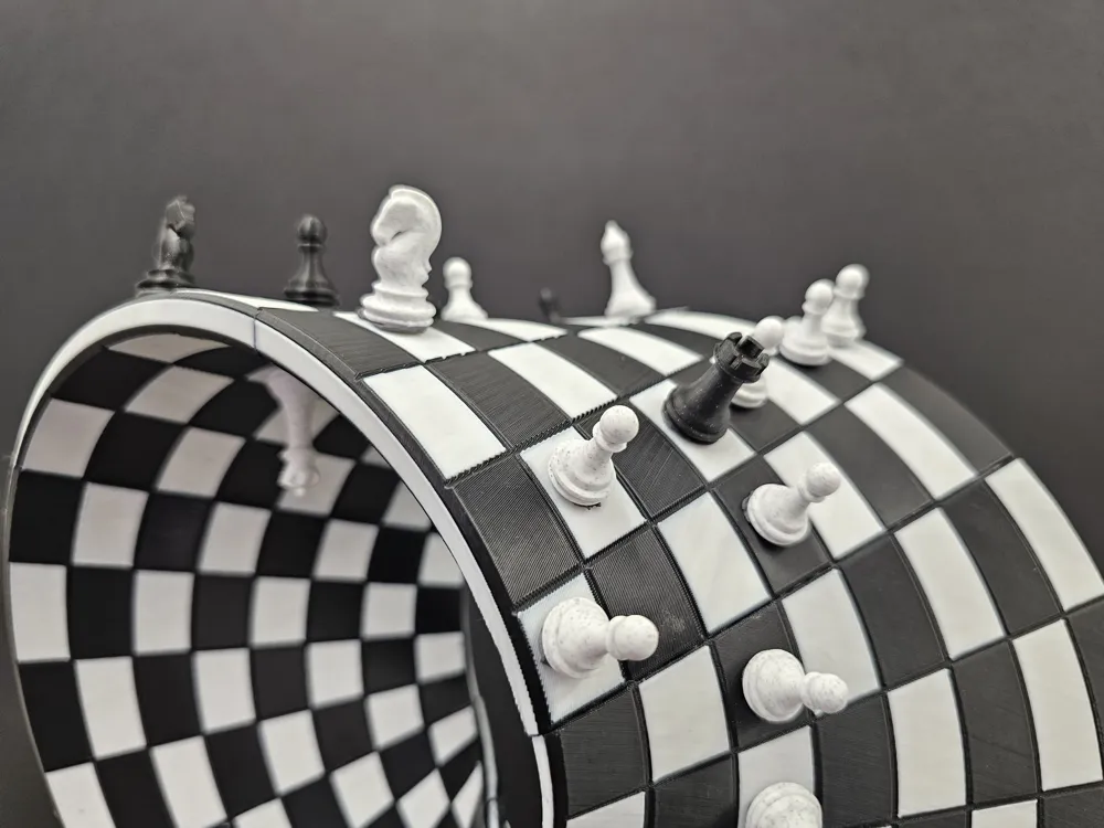 Mobius Strip Chess Board by Magmabow MakerWorld: Download Free 3D Models