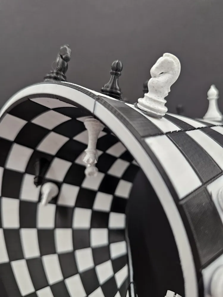 Mobius Strip Chess Board by Magmabow MakerWorld: Download Free 3D Models