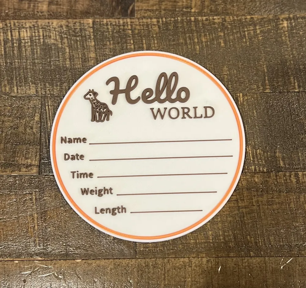 Giraffe "Hello World" - Free 3D Print Model - MakerWorld