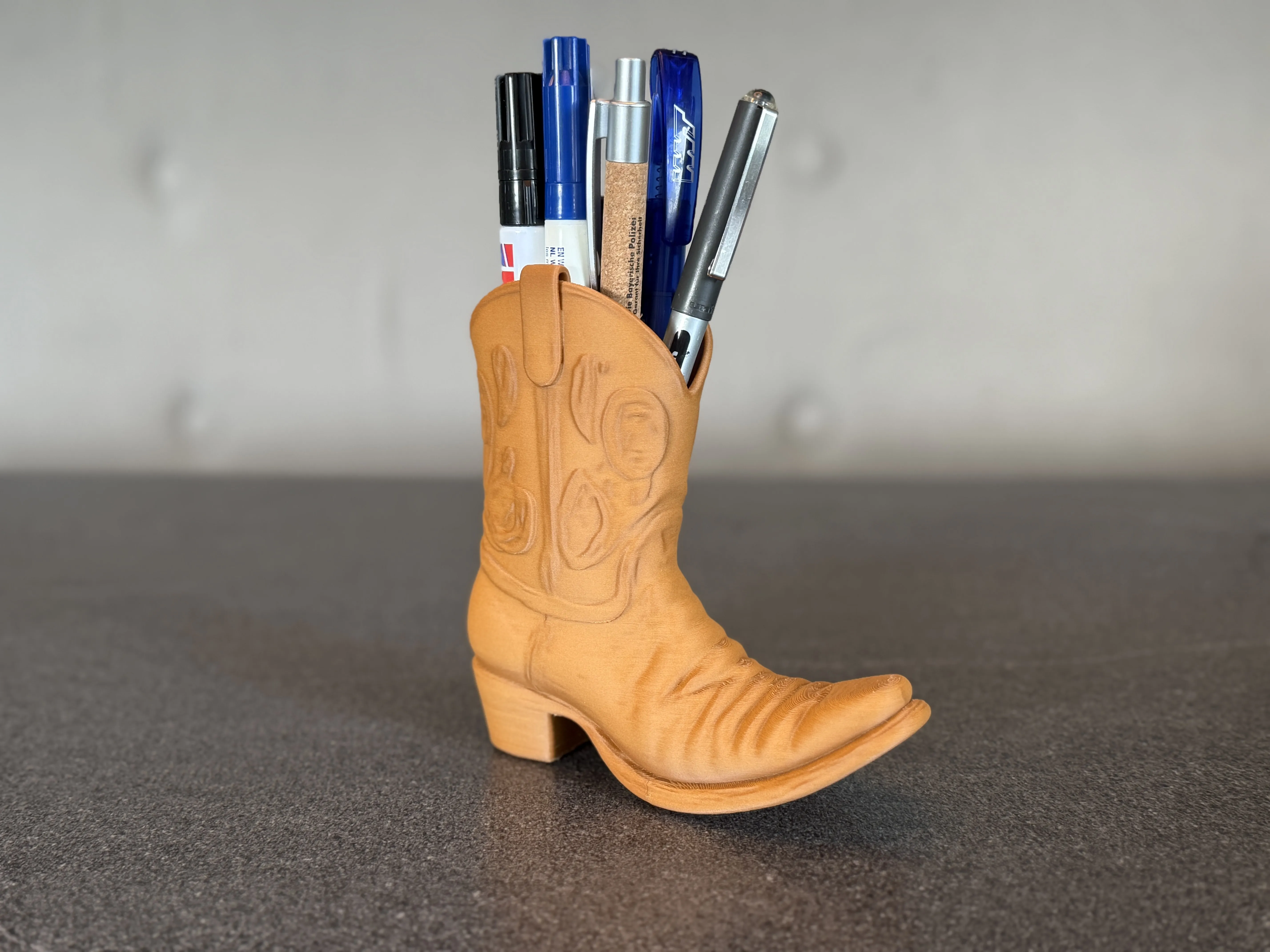 Cowboyboot Desk Organizer - Free 3D Print Model - MakerWorld