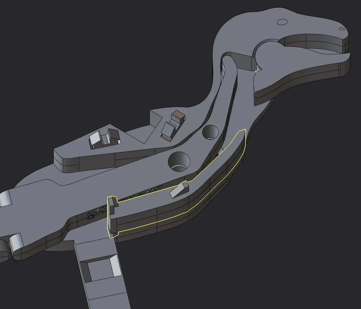 Mechanical Articulated Velociraptor by ThillyGooth MakerWorld: Download ...