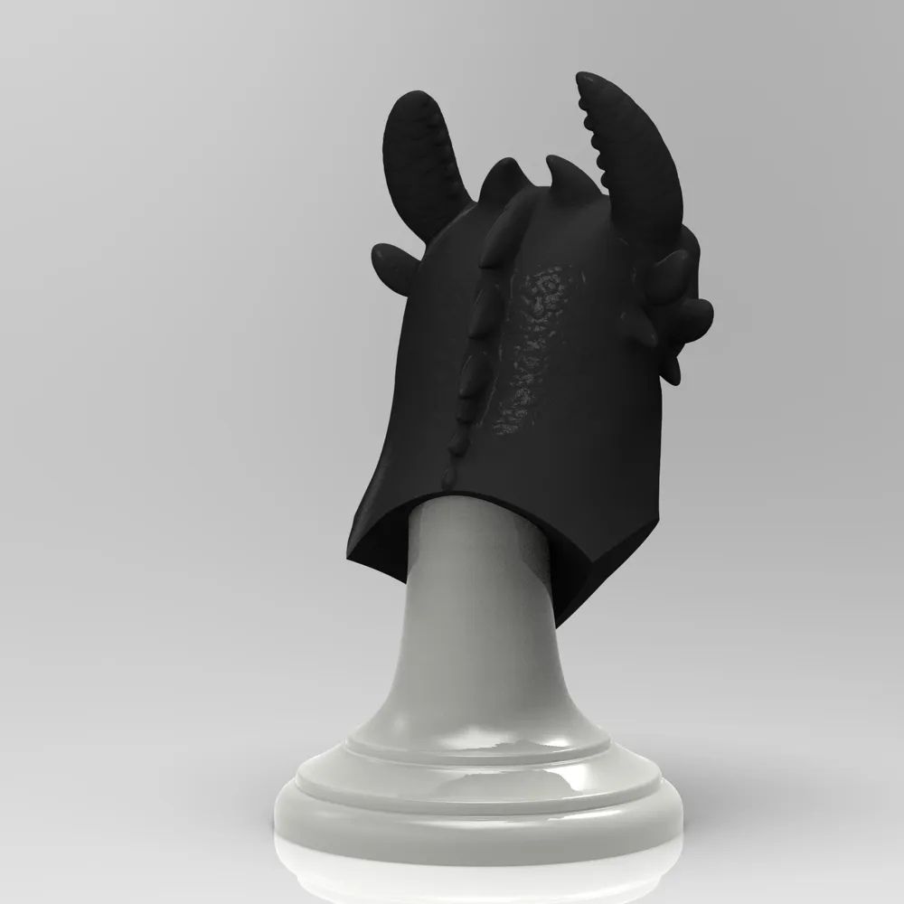 Toothless Night Fury – Playful Bust STL - Free 3D Print Model - MakerWorld