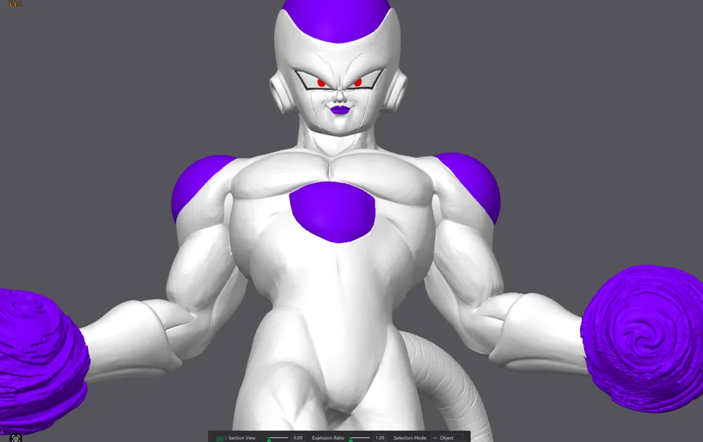 Frieza Final Form AMS Ready Modular Masterpiece by Ryan MakerWorld: Download Free 3D Models