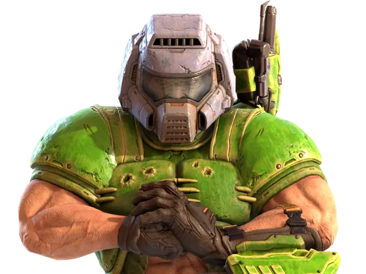 CLASSIC Doom guy helmet (DOOM II) by toyota MakerWorld: Download Free ...