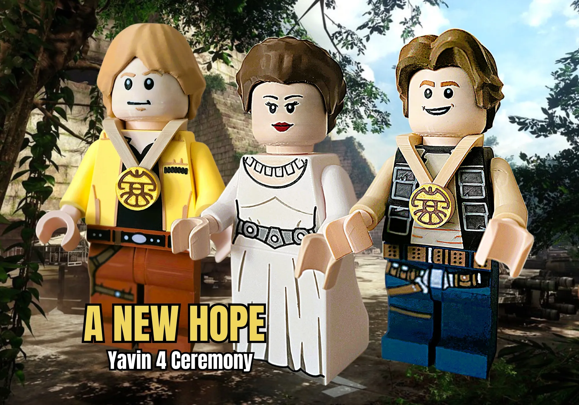 Han Solo * 500% * Yavin 4 Ceremony Figur by JorgSacul MakerWorld: Download Free 3D Models