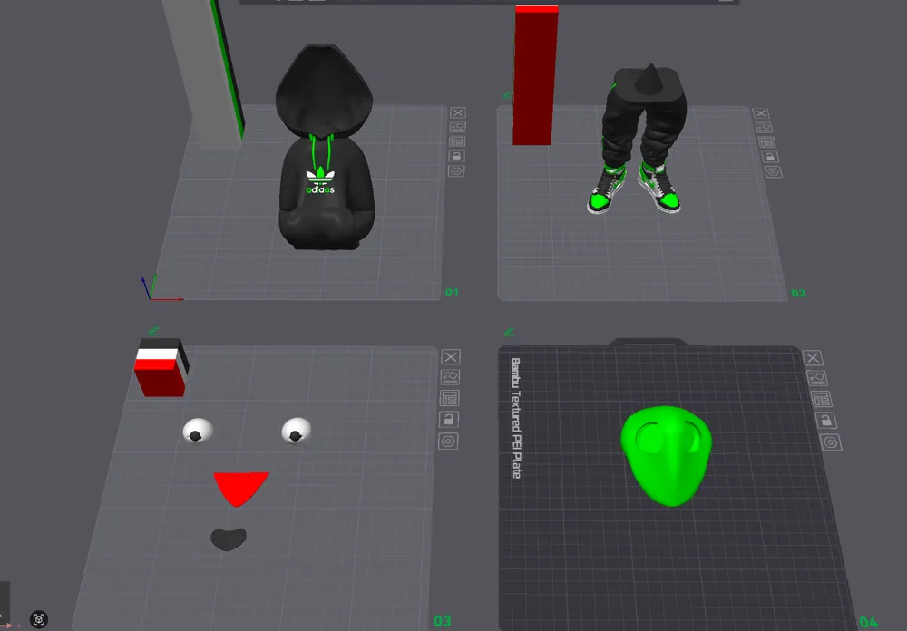 Urban Vibes Kermit the Frog Adidas Edition by Ryan @ TheMajinLab MakerWorld: Download Free 3D Models