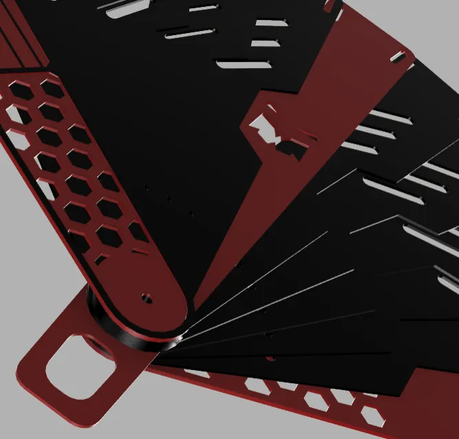 Futuristic Foldable Fan by Clayer MakerWorld: Download Free 3D Models