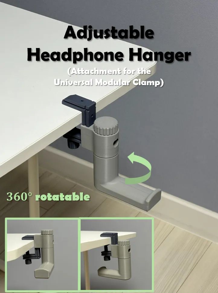 Universal Modular Clamp (version 2) - Free 3D Print Model - MakerWorld