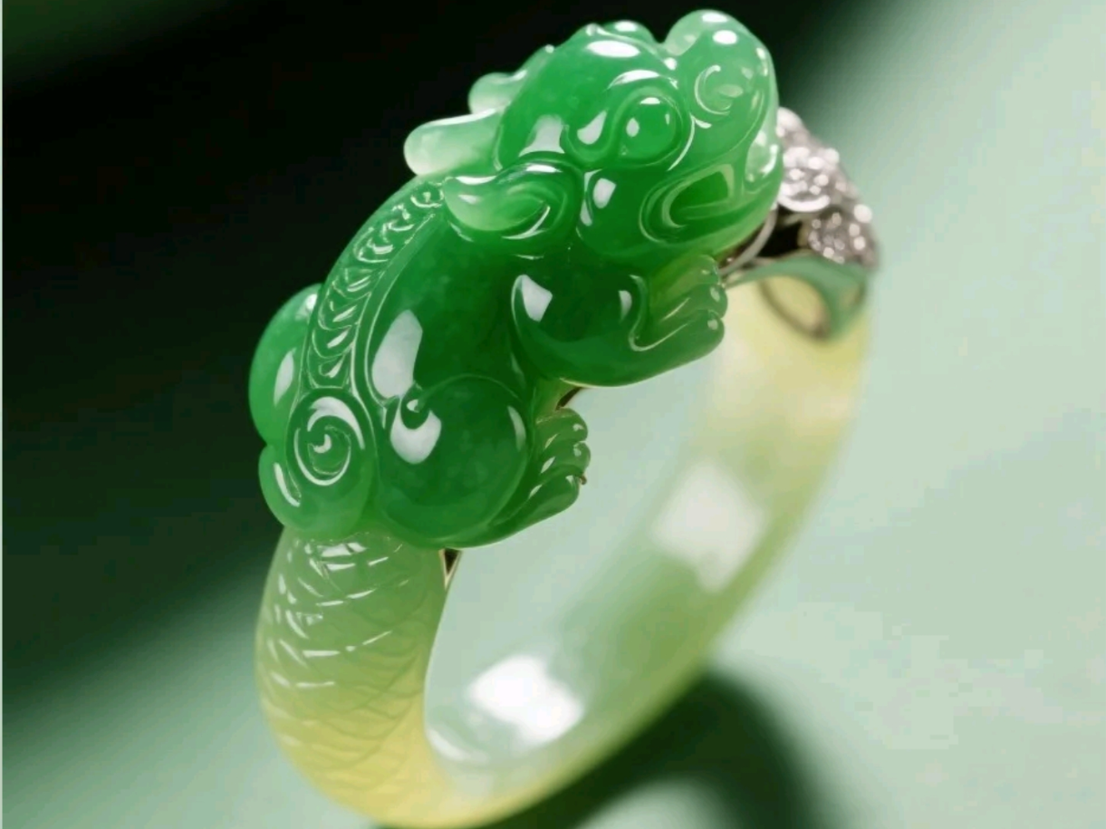 Jade Serpent Ring: An Emblem of Eastern Mysticism by xiaoyu MakerWorld ...
