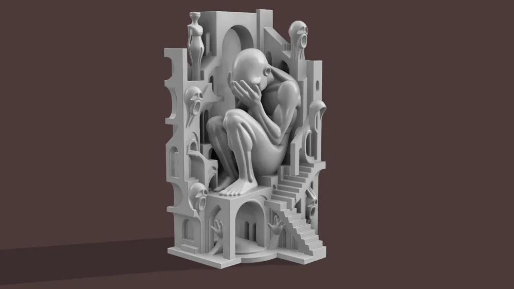 Symbol of Sadness - Free 3D Print Model - MakerWorld