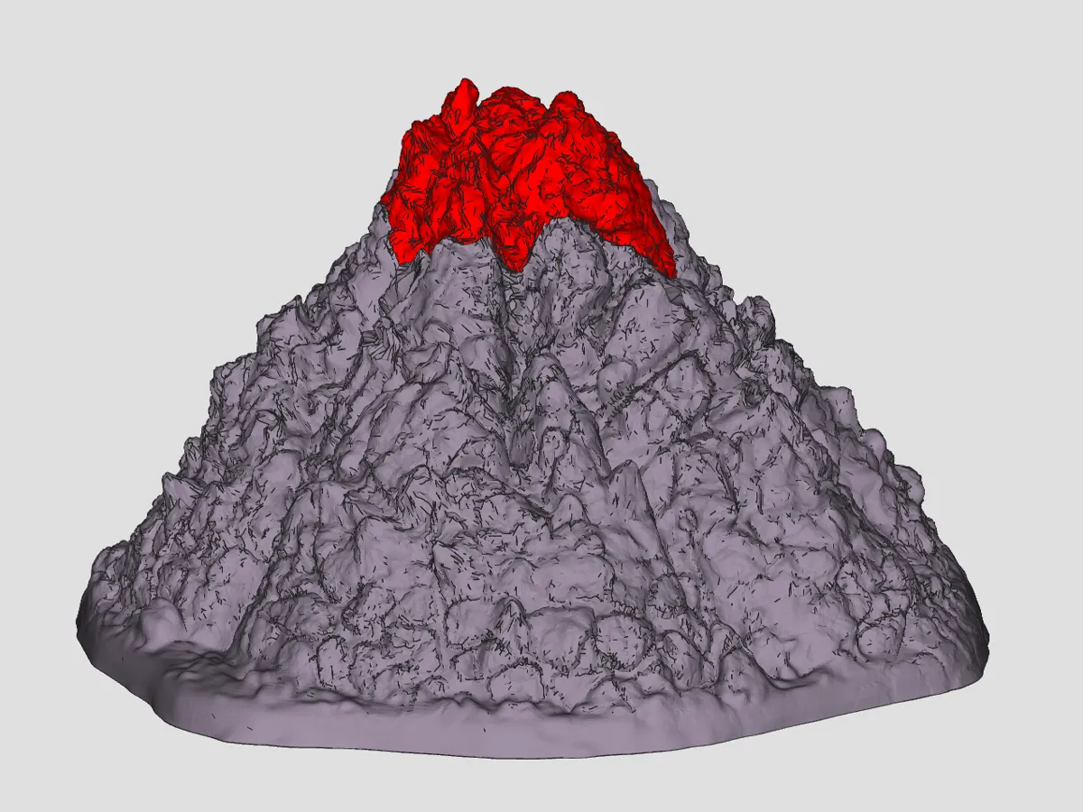 Volcano - Free 3D Print Model - MakerWorld