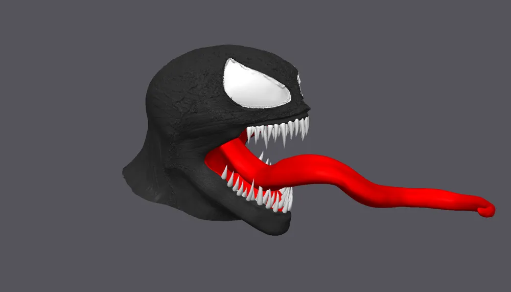 Venom Head Bust AMS Ready Hyper Detailed Print by Ryan MakerWorld ...