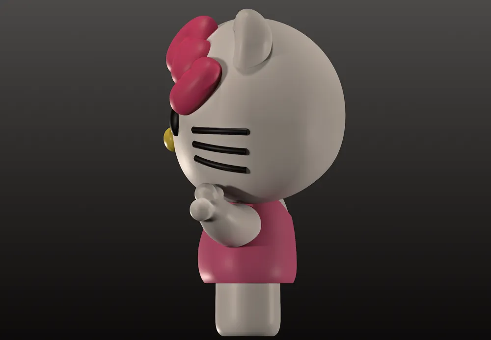 Hello Kitty by Unreal Visionz MakerWorld: Download Free 3D Models