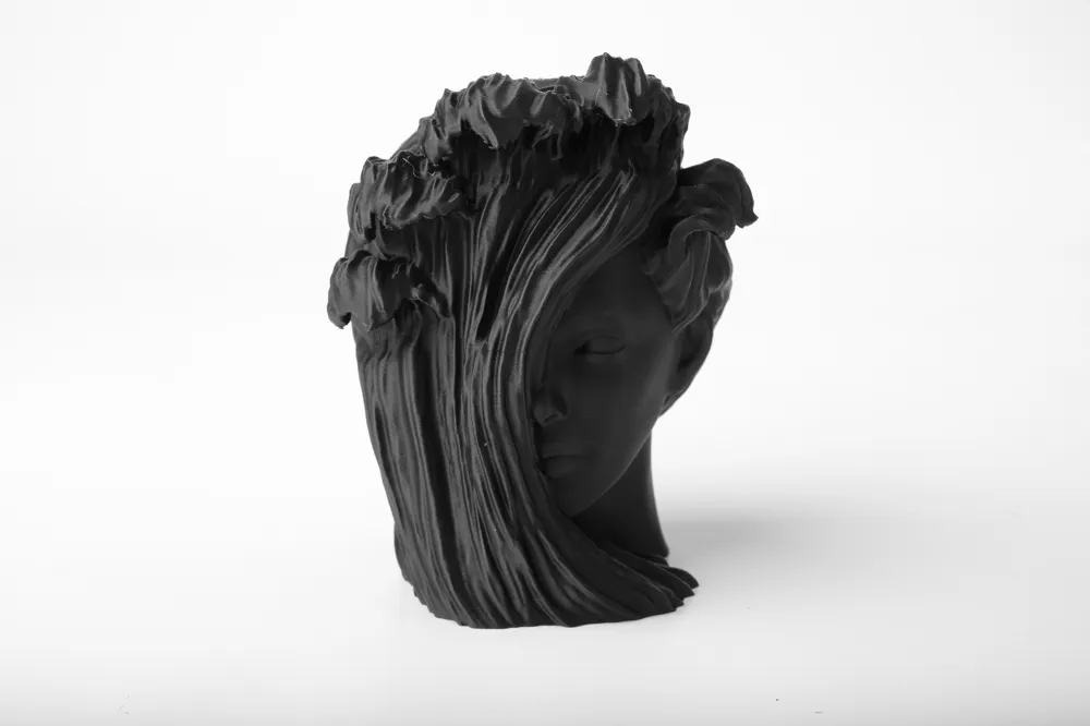 Wave Head Sculpture – Surreal Conceptual Bust by Sculturissimo3D ...