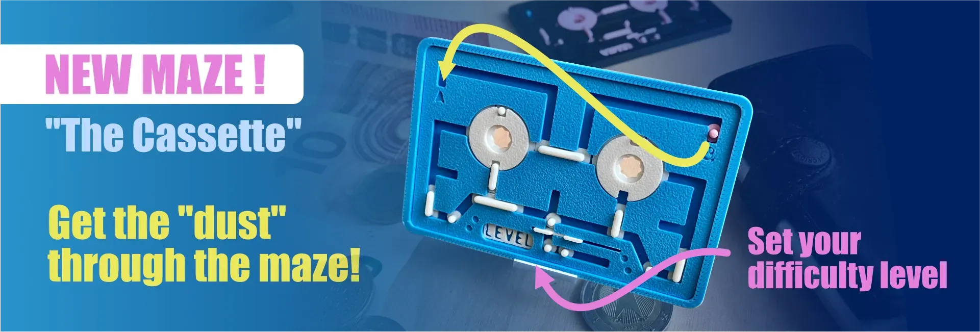 Wallet Maze - "The Cassette" - Free 3D Print Model - MakerWorld