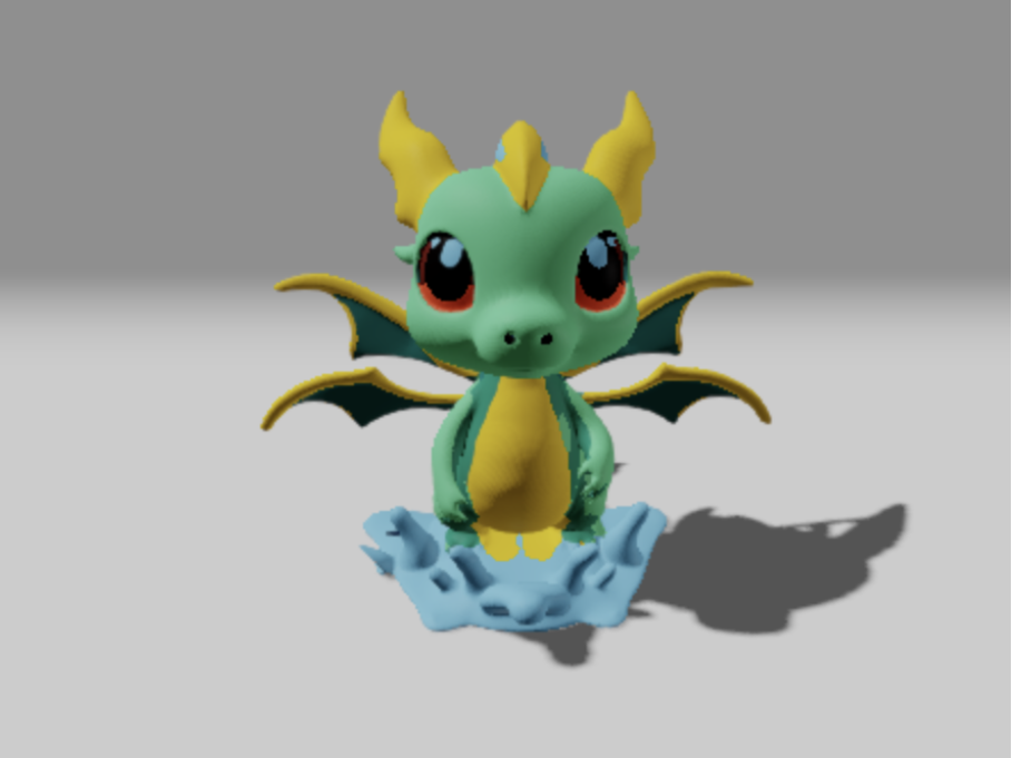 Dragon Cub by Allen MakerWorld: Download Free 3D Models