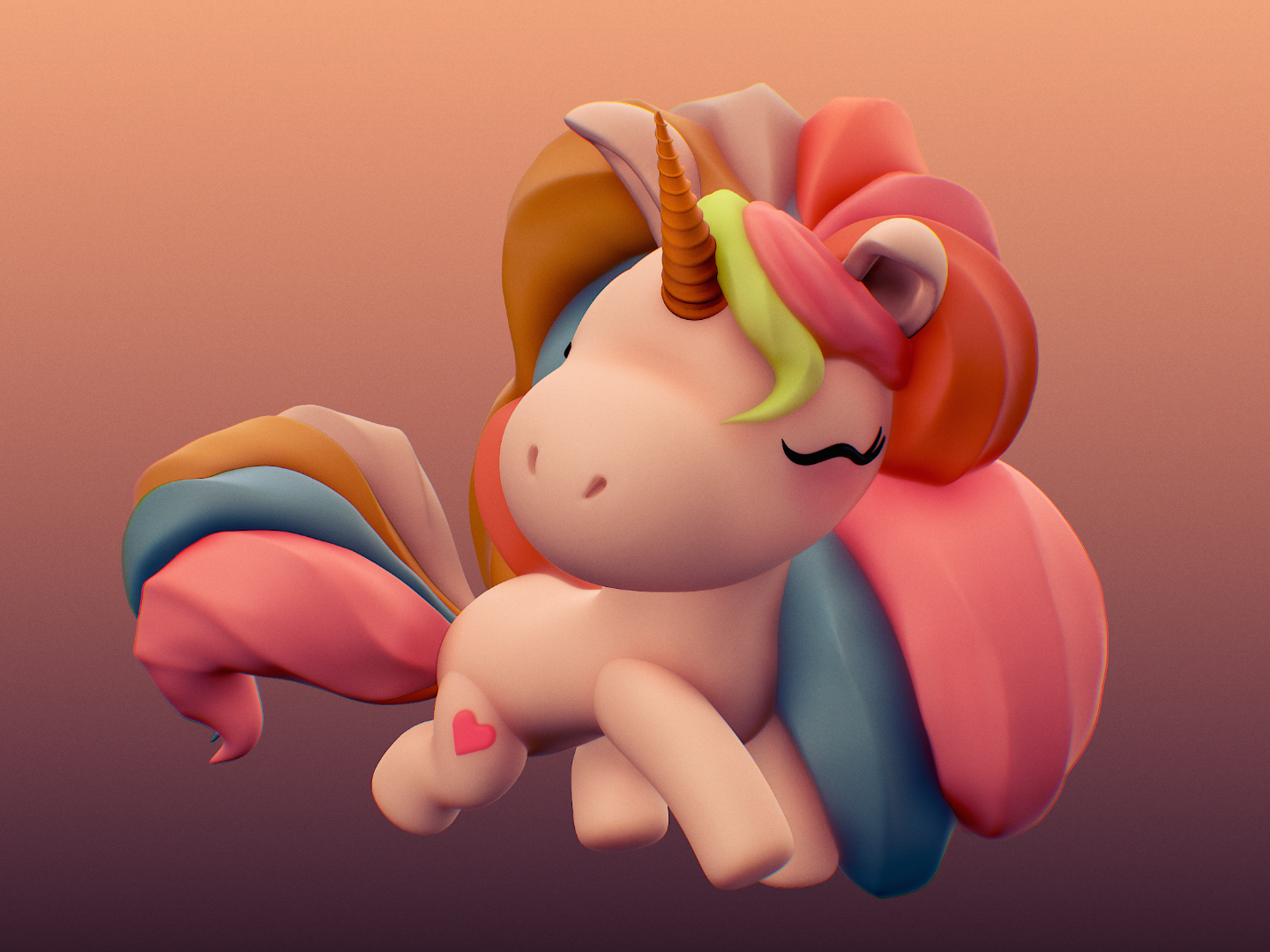Super cool colorful unicorn by allanyitong MakerWorld: Download Free 3D ...