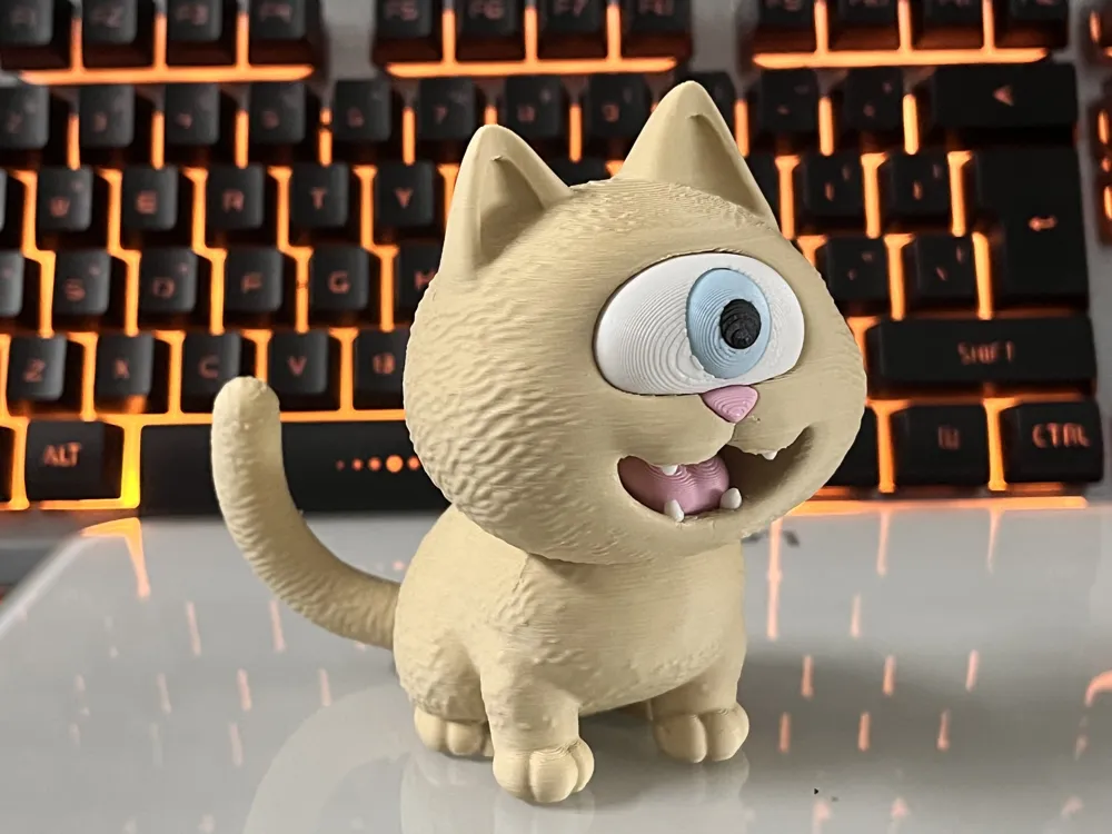 Cyclops cat by Rocket_luo MakerWorld: Download Free 3D Models