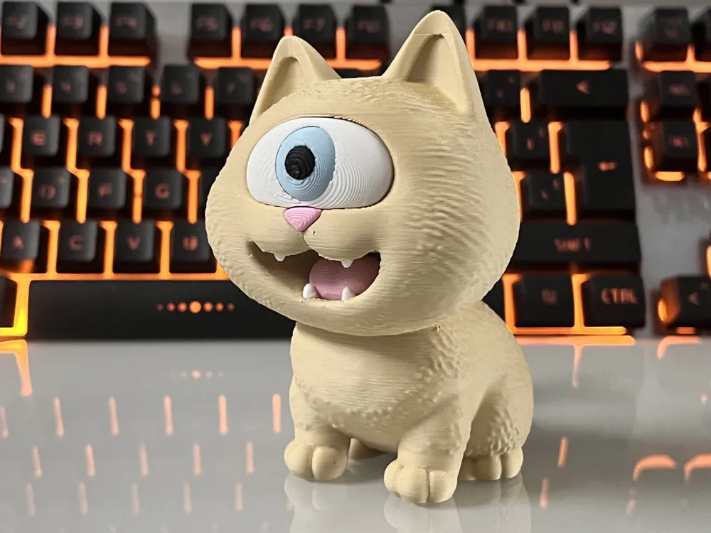 Cyclops cat by Rocket_luo MakerWorld: Download Free 3D Models