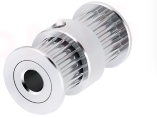 Dual-head 2GT timing pulley for 3D printer stepper motor, 20 teeth, 6MM ...