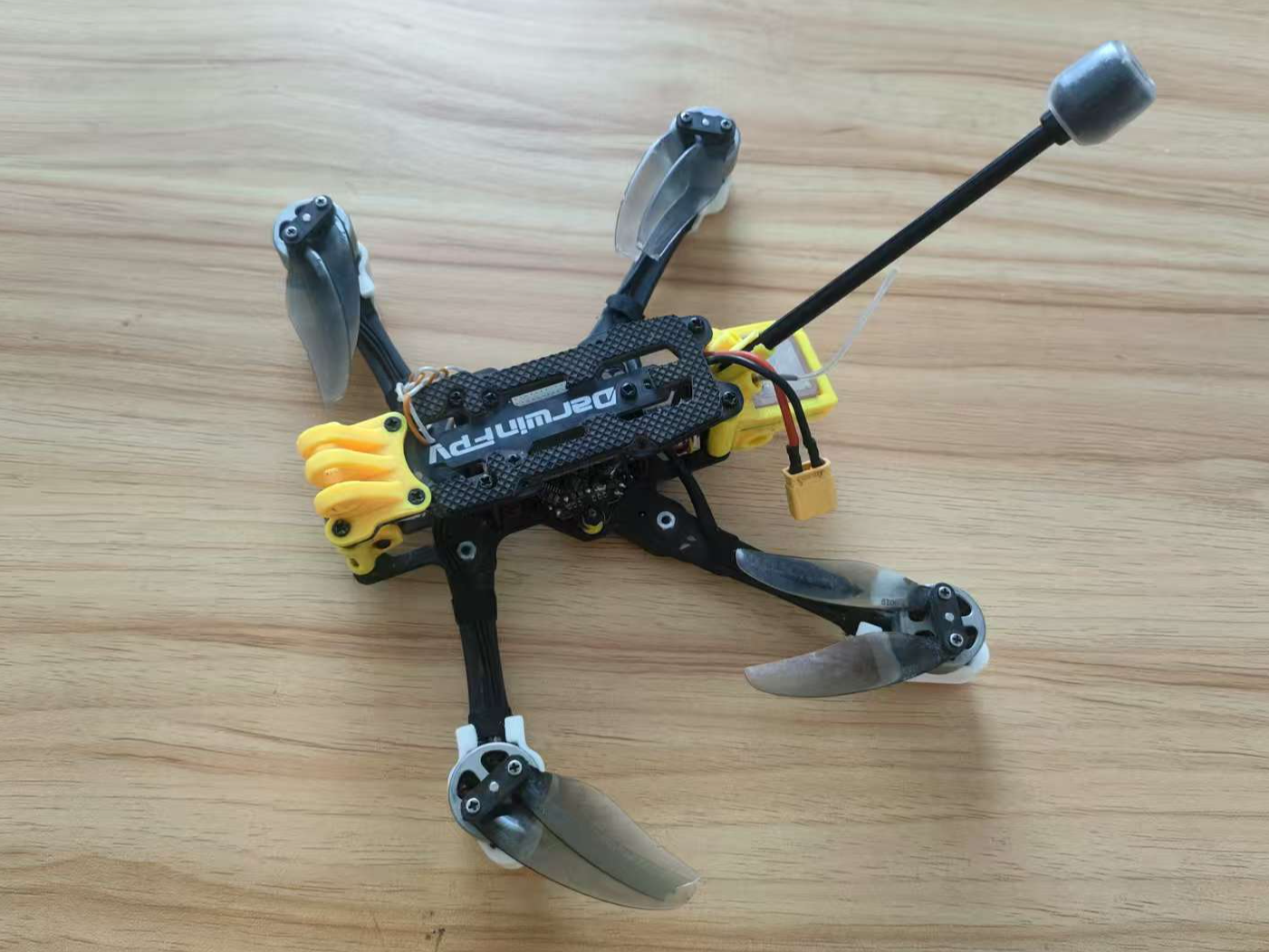 DarwinFPV foldape4 4-inch foldable drone printable parts, including ...