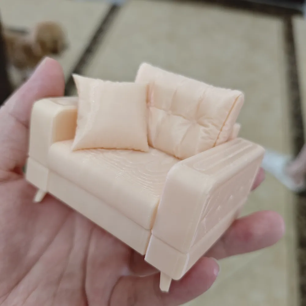 DIY miniature furniture set for diorama making, including tables, chairs, and sofas. Optimized ...