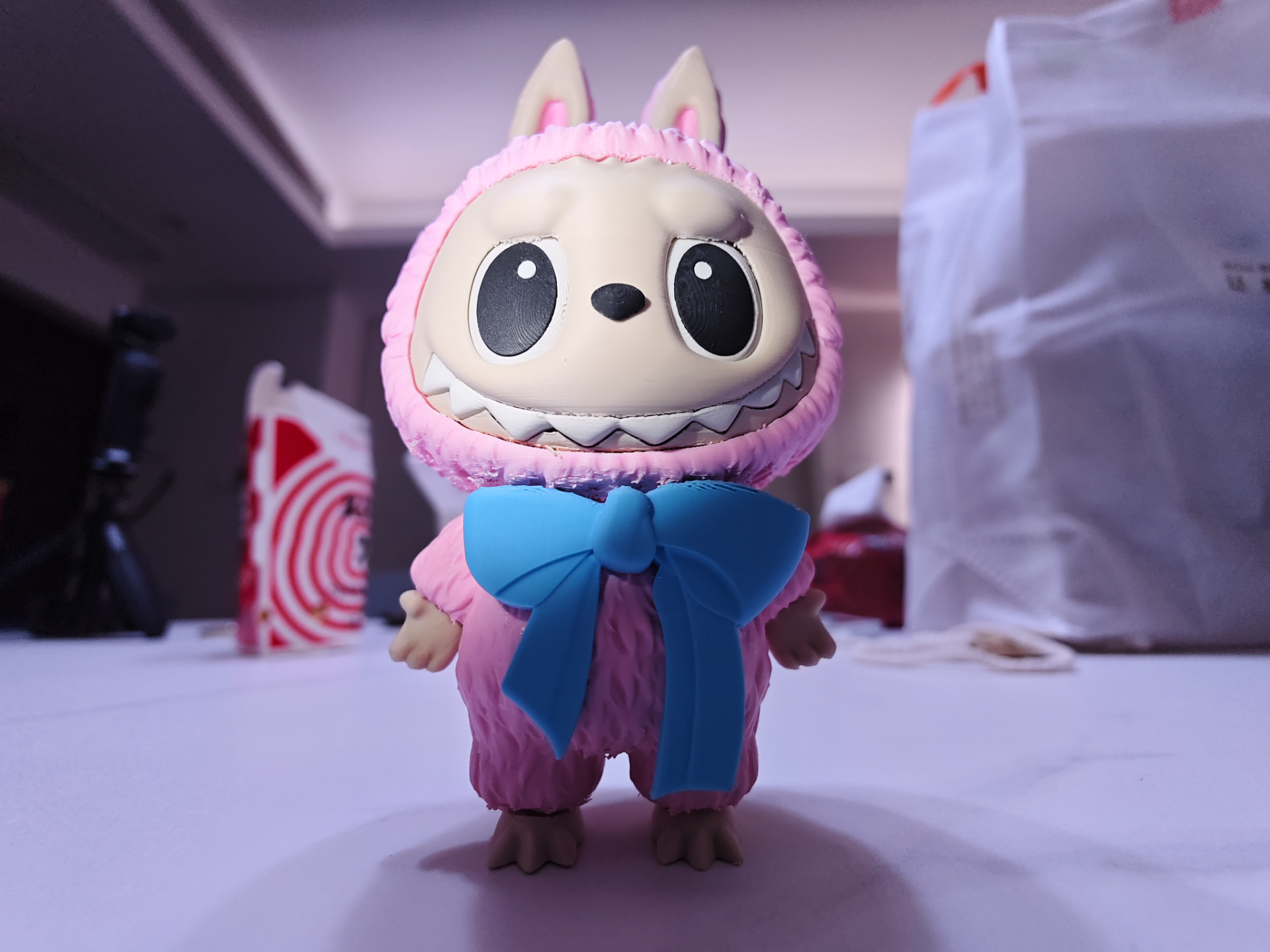 Mokoko Blue Bow by 朱队长 MakerWorld: Download Free 3D Models