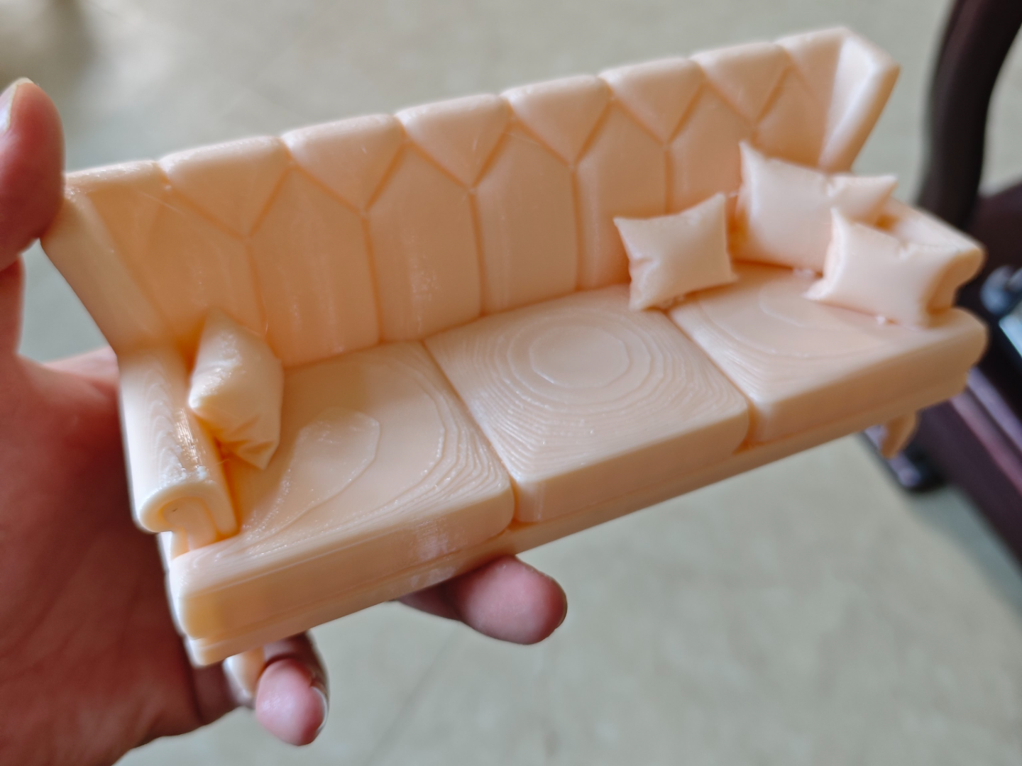 DIY miniature furniture set for diorama making, including tables, chairs, and sofas. Optimized ...