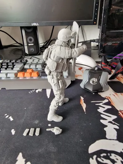 Special forces soldier combination special police by 天天向上 MakerWorld: Download Free 3D Models